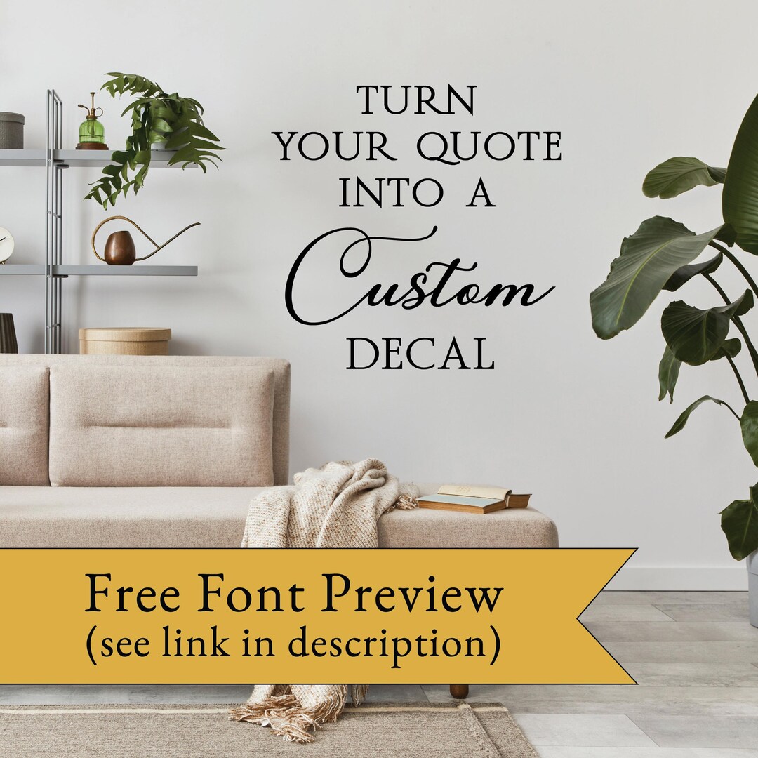 Personalized Wall Decal Design Create Your Own Wall Quote for Kids Room ...