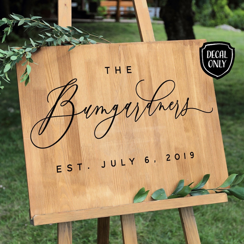 Wedding Decals - Etsy