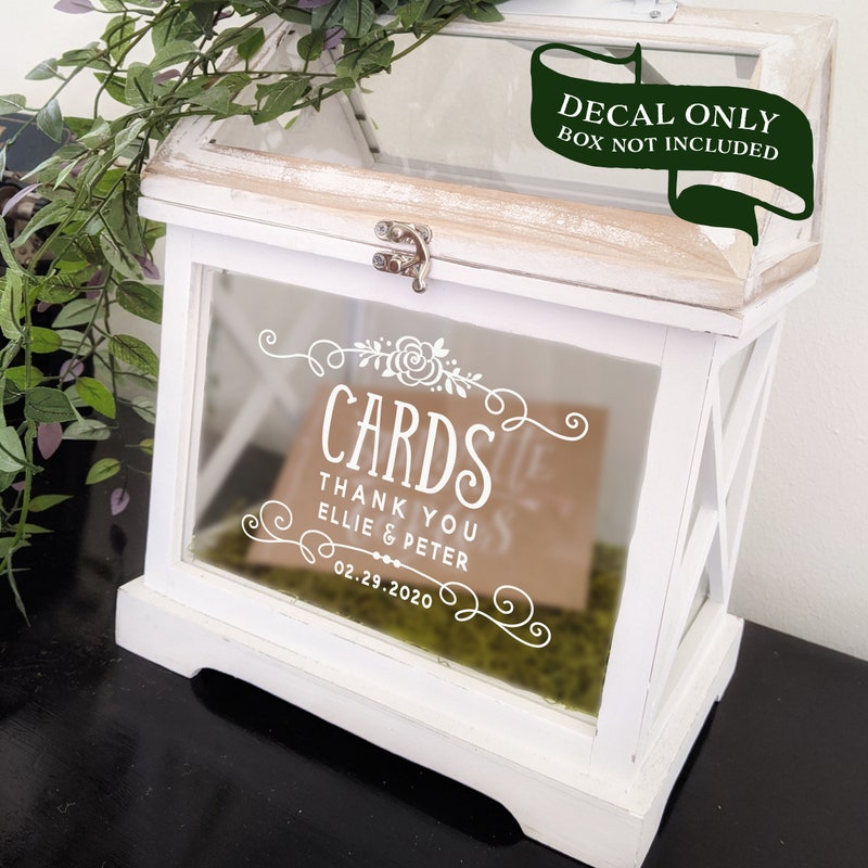 Card Box Sign - Etsy