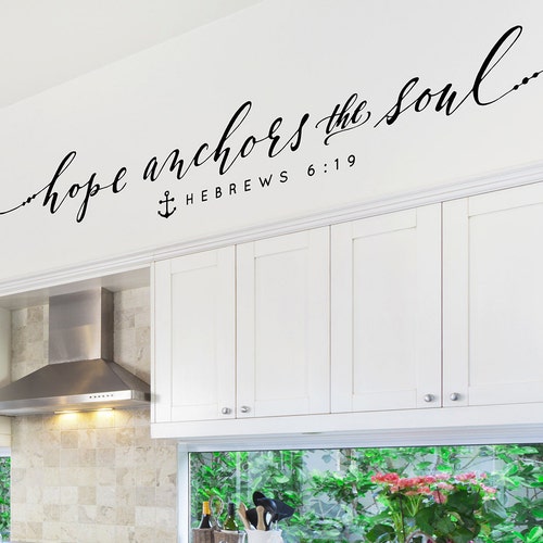 Scripture Vinyl Decal Bible Verse Wall Decal Inspirational - Etsy