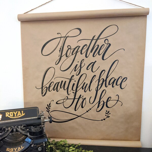 Paper Scroll Wall Decor - Etsy