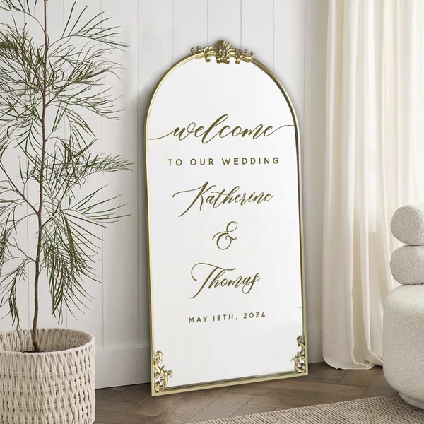 Mirror Welcome Sign - Etsy