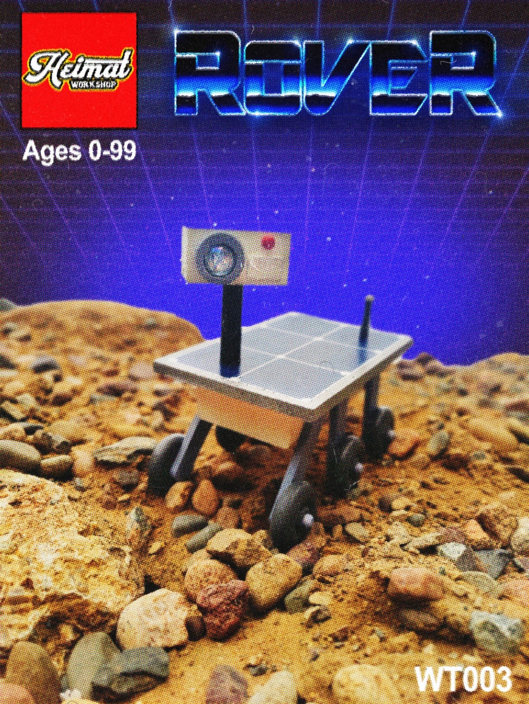 100% Handmade Mars & Lunar rover Toy Retro Sci-fi Outer Space Solid ...