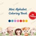 Mini Alphabet Coloring Book for Kids Learning Learn to Color, Write ...