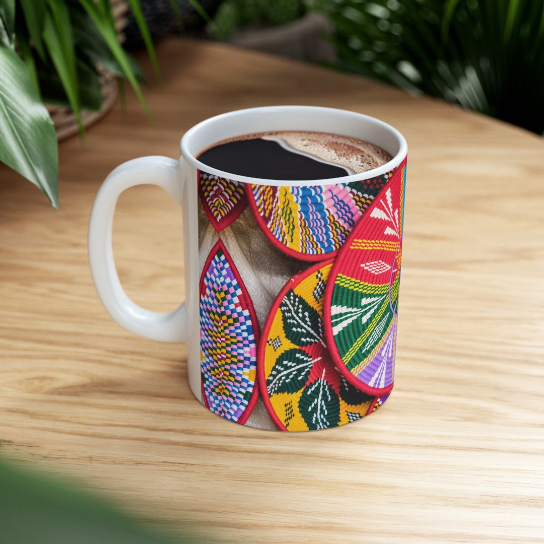 Traditional Habesha Sefed Coffee Mug, Ethiopian and African Designs ...
