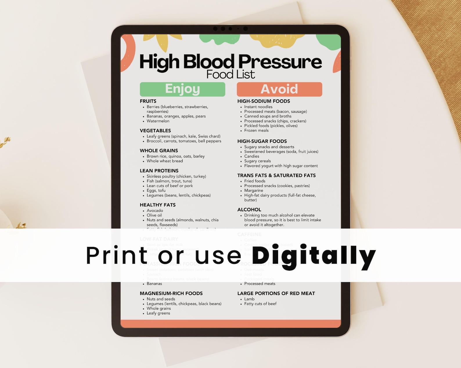 High Blood Pressure Diet Food List | Foods That Help Lower Blood ...