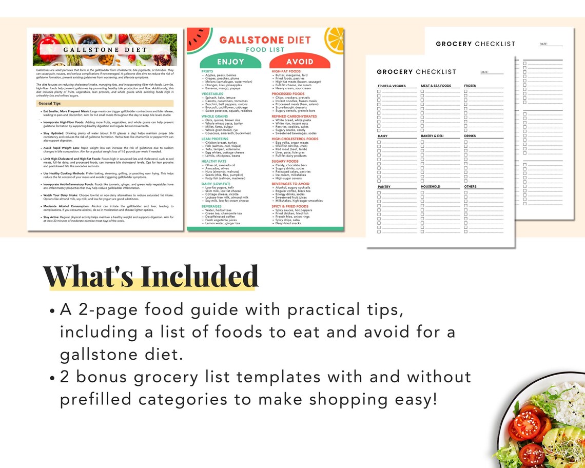 Gallstone Diet Food List | Food to Eat for Gallbladder Stone | Gall ...