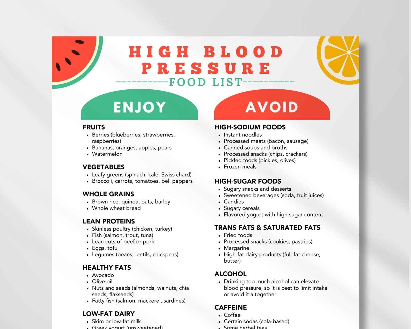 High Blood Pressure Diet Food List | Foods That Help Lower Blood ...
