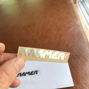 Kramer Metal Laser Cut 3d Guitar Decal Headstock Sticker Restoration ...