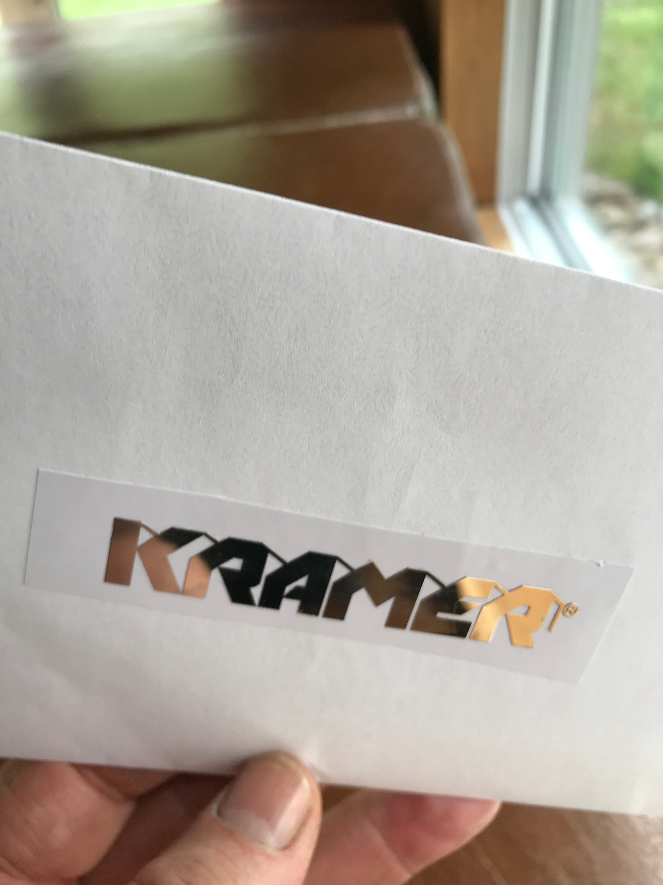 Kramer Metal Laser Cut 3d Guitar Decal Headstock Sticker Restoration ...