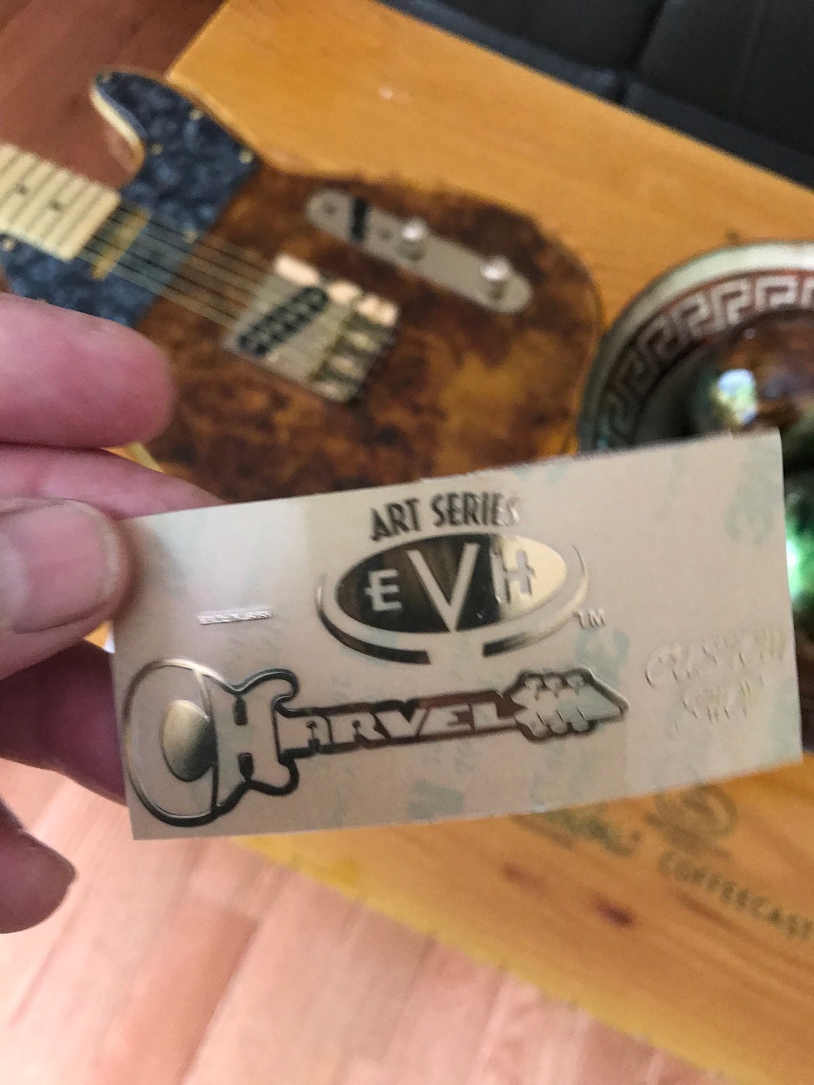 Charvel EVH Metal Laser Cut 3d Guitar Decal Headstock Sticker ...