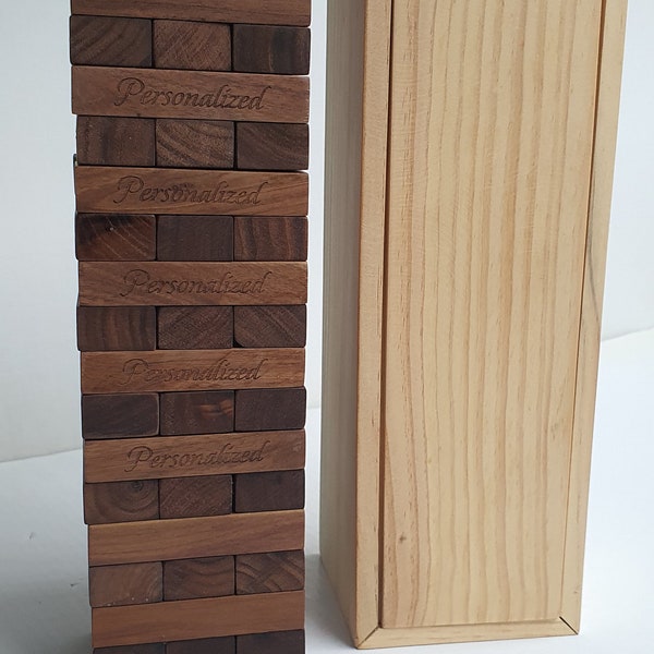 Wedding Tumble Tower Blocks - Etsy