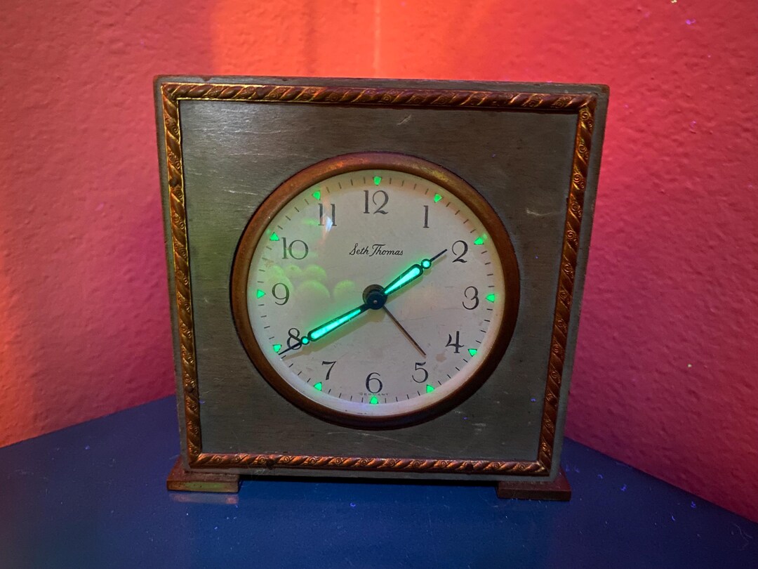 Seth Thomas Radium Dial Clock - Etsy