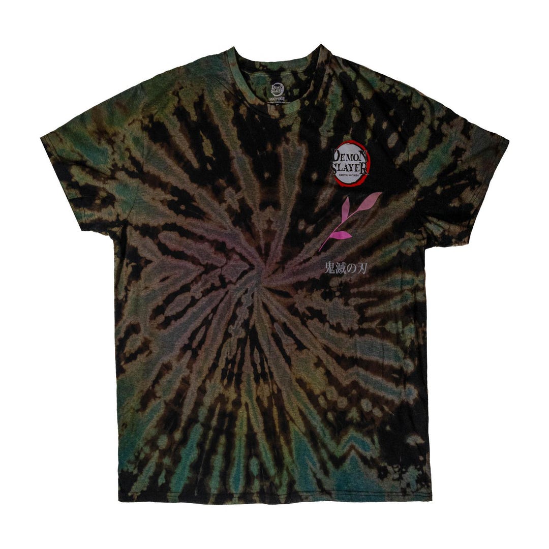 Demon Slayer Nezuko Reverse Tie Dye Graphic Tee - Etsy