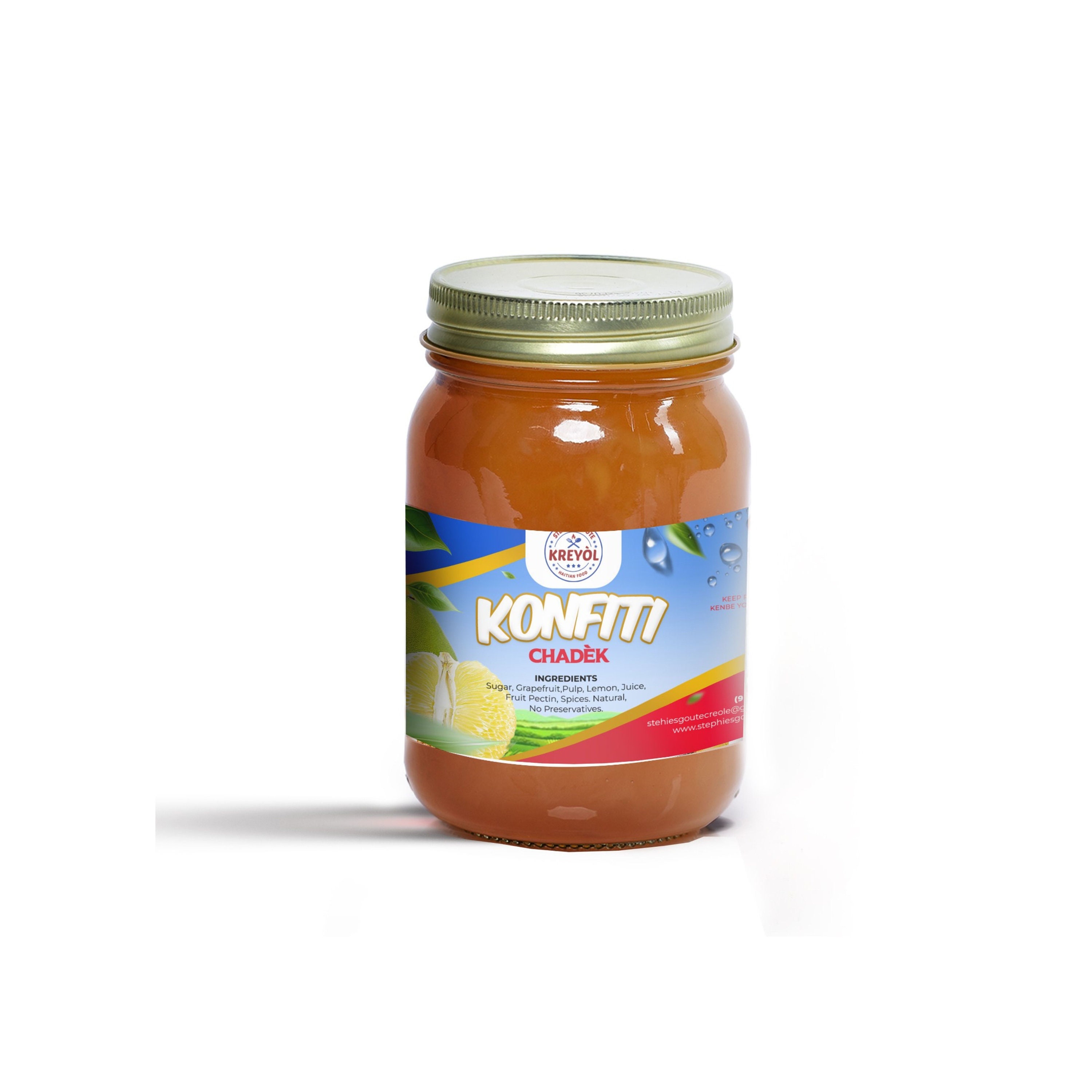 Haitian Konfiti, Homemade Tropical Fruit Jam, Traditional Caribbean ...