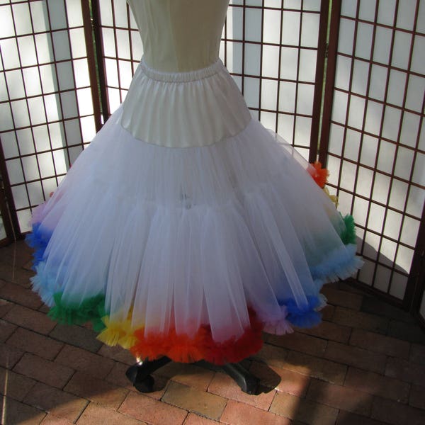 Rainbow Petticoat - Etsy