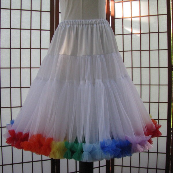 Rainbow Petticoat - Etsy