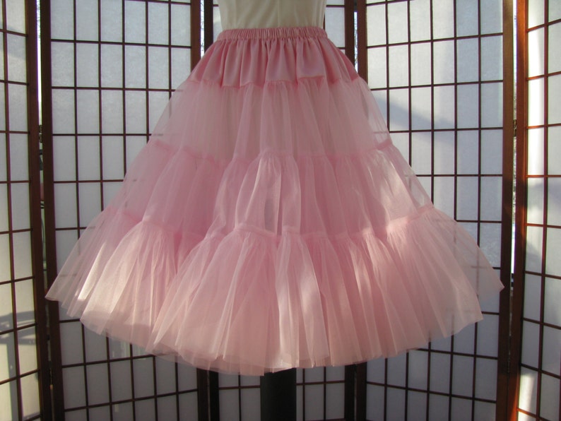 Petticoat Light Pink Organdy Single Layer Custom Size and - Etsy