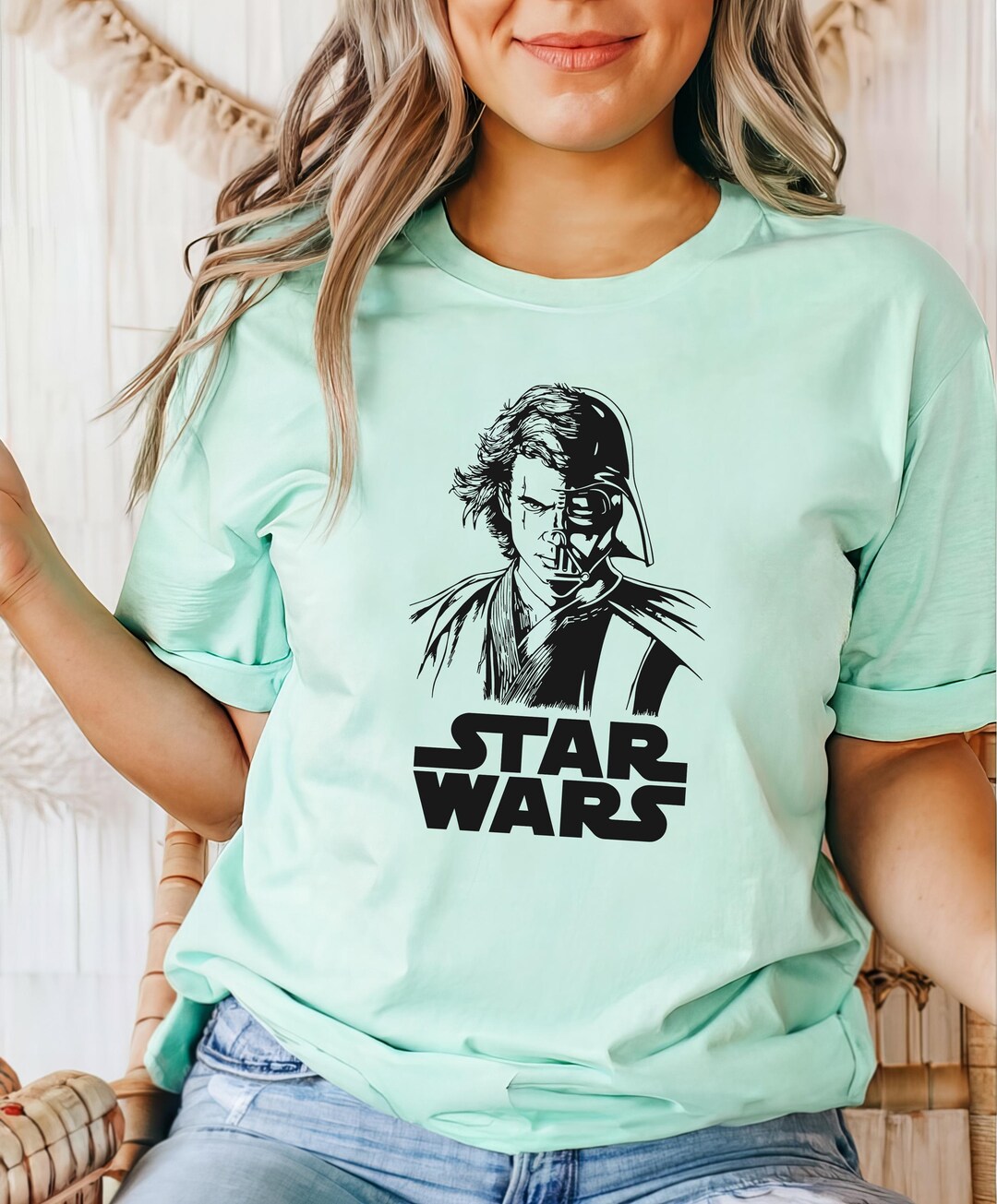 Anakin Skywalker Shirt, Darth Vader Tee, Dark Jedi T-shirt, Star Wars ...