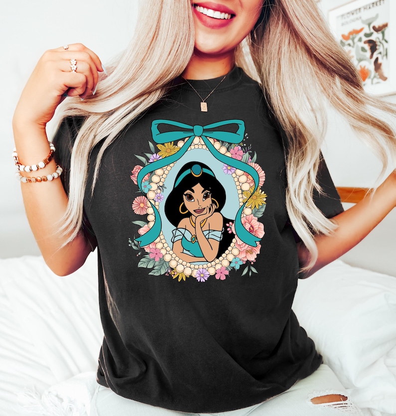 Princess Jasmine Shirt, Disney Princess Shirt, Disney Character Shirt ...