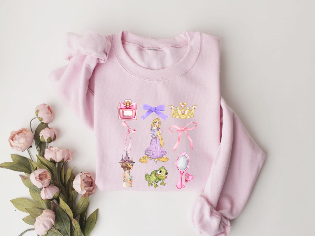 Disney Rapunzel Sweatshirt, Disney Tangled Shirt, Rapunzel Coquette ...