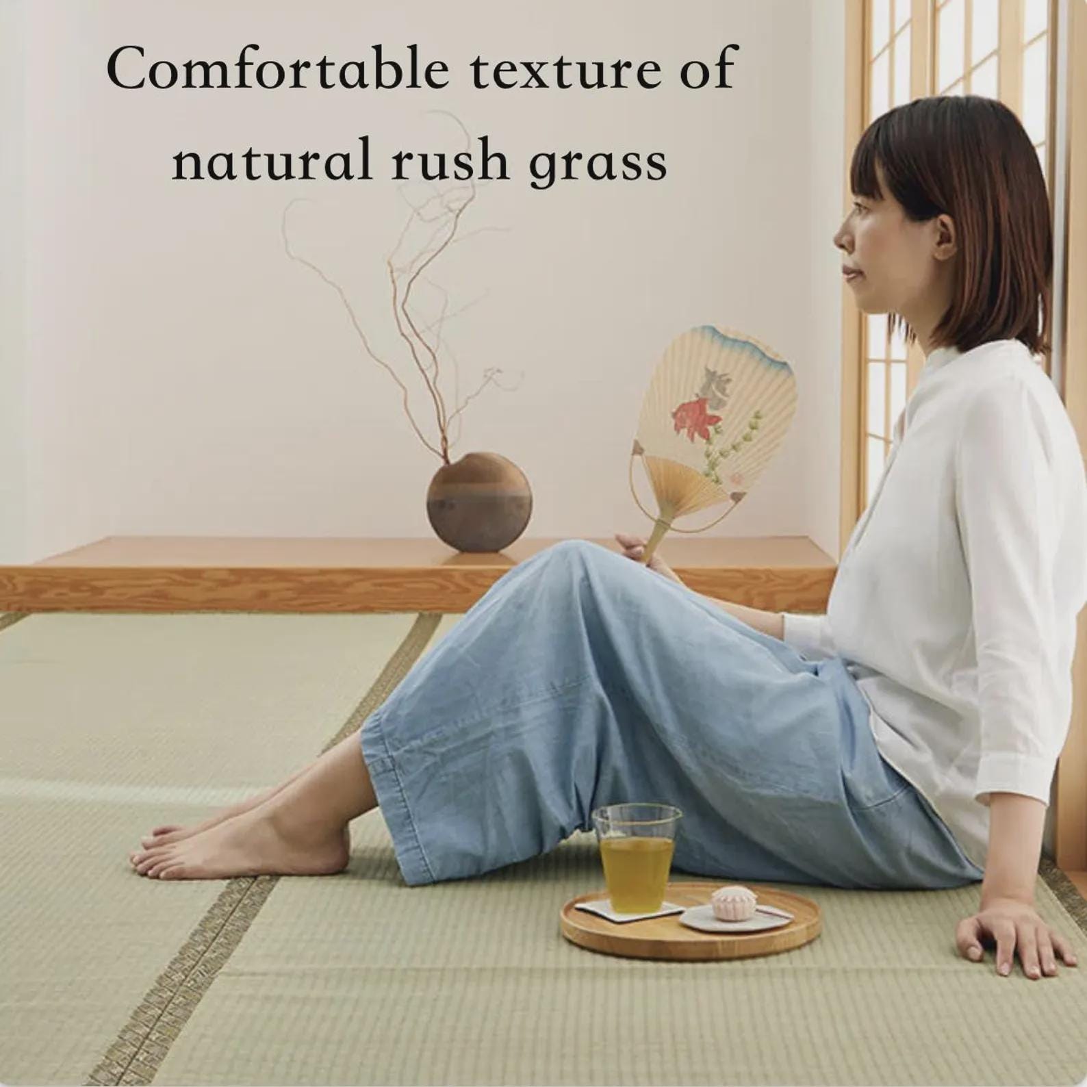 Tatami Rush Rug Carpet Water-repellent TD44 - Etsy
