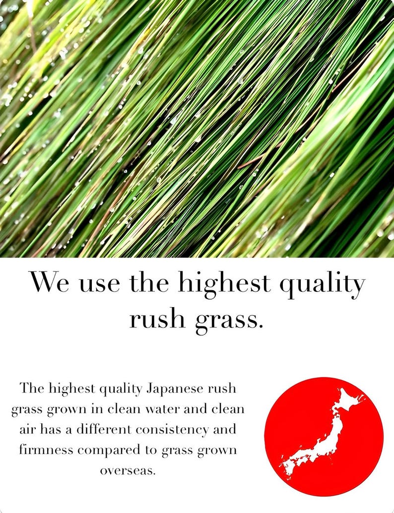 Tatami Rush Rug Carpet Water-repellent TD44 - Etsy
