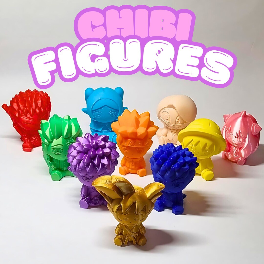 3D Printed Anime Figures Perfect for Collectors and Fans - Etsy