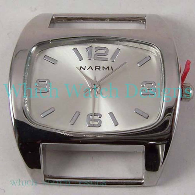 Mini Squashed.. Oval Ribbon Solid Bar Watch Face | Etsy