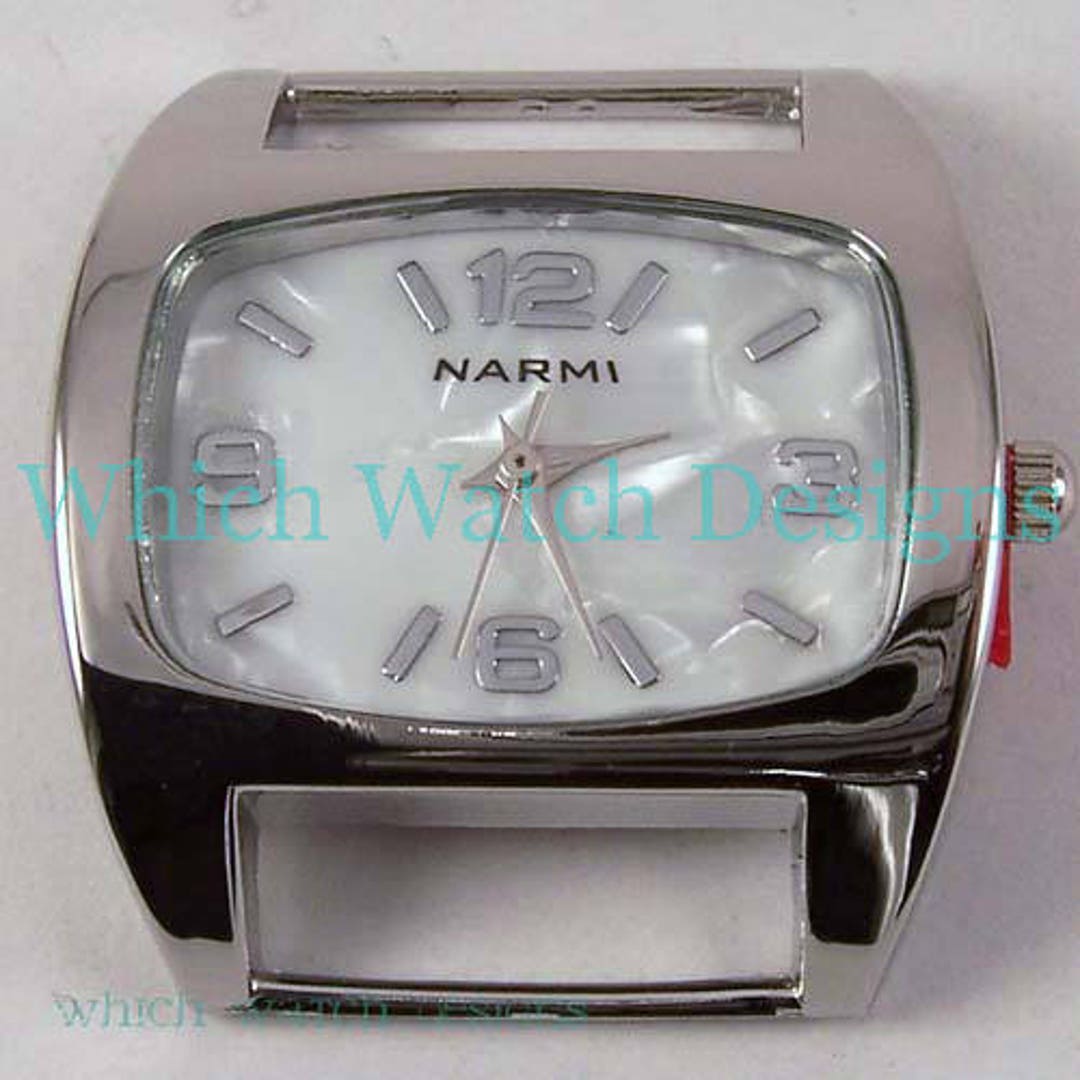 Mini Squashed.. Oval Ribbon, Solid Bar Watch Face, Interchangeable ...