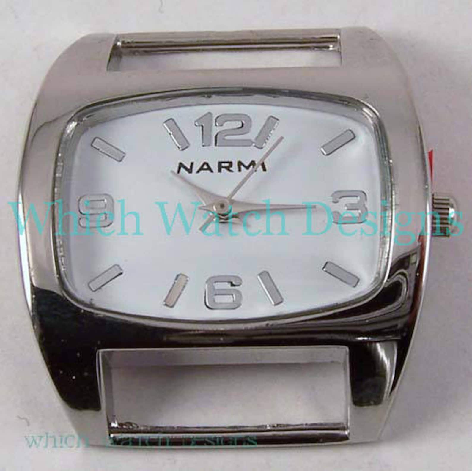 Mini Squashed.. Oval Ribbon Solid Bar Watch Face | Etsy