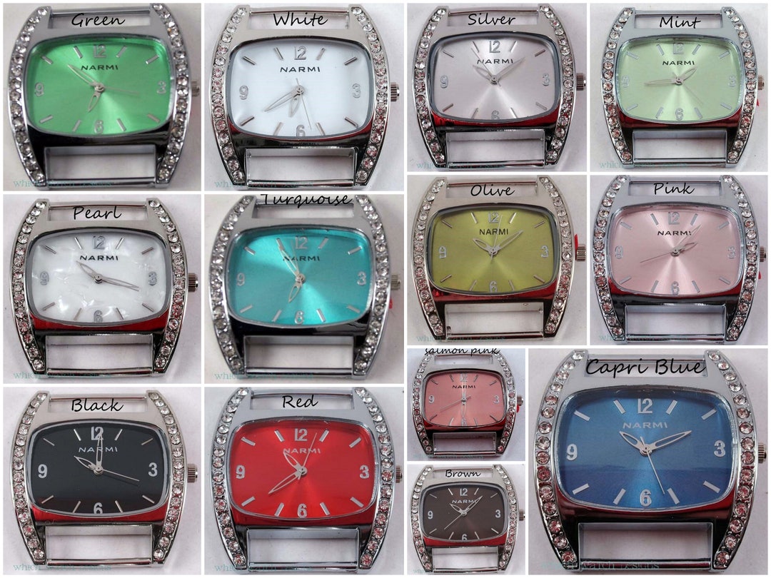 Chunky Squashed Bling.. Oval Shaped Solid-bar, Ribbon, Interchangeable ...