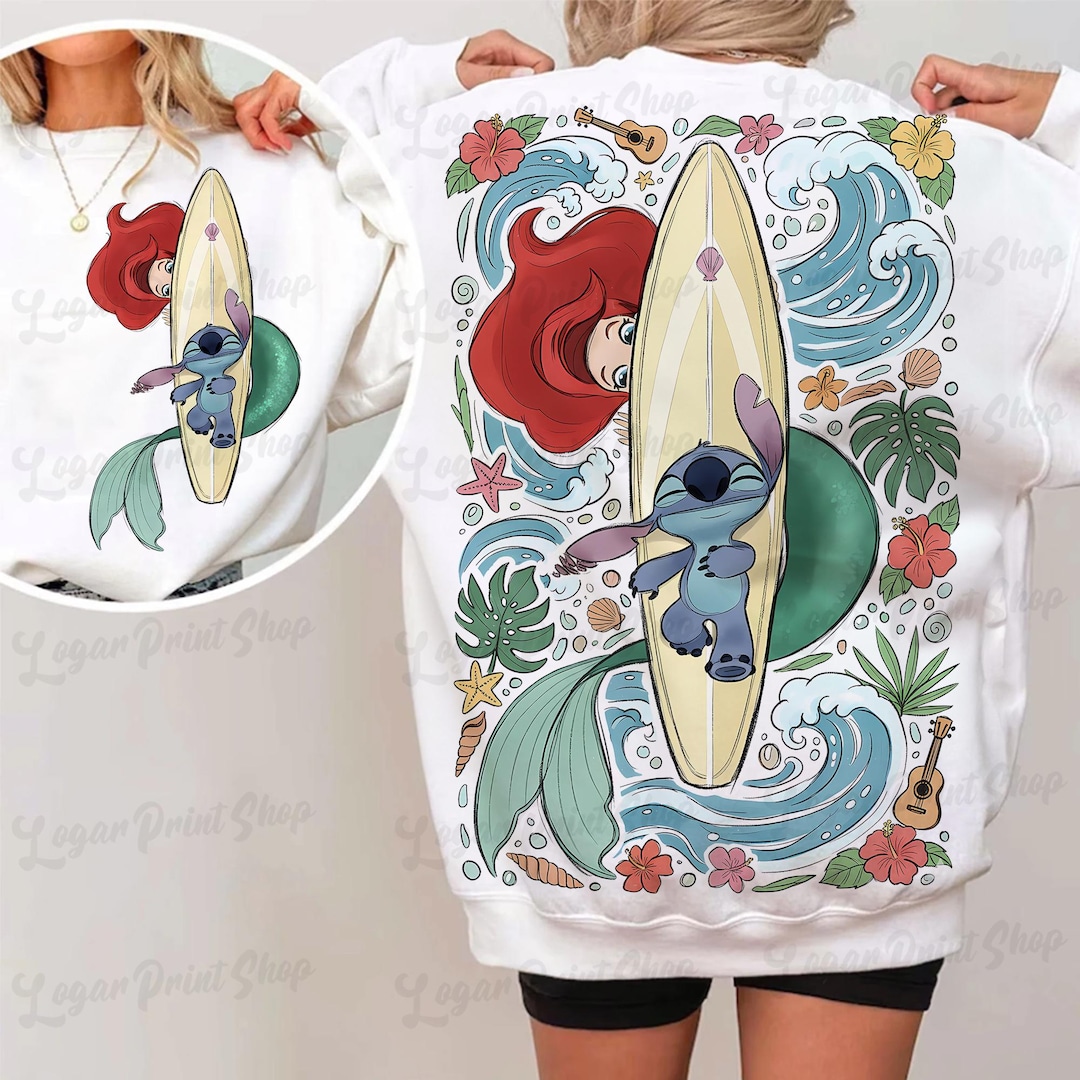 Retro Stitch PNG, Cute Floral Disney Stitch Sublimation Design, Groovy ...