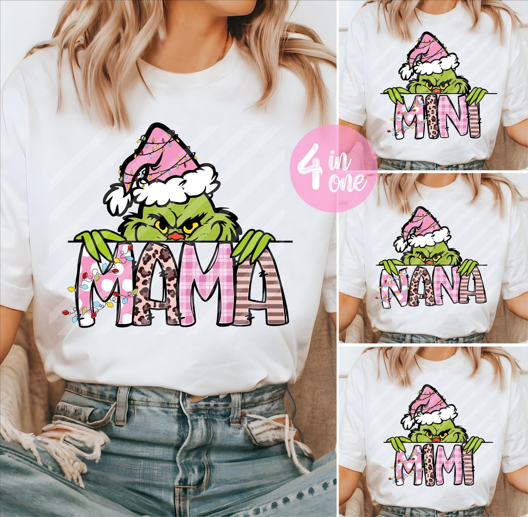 Mama Grinchmas Png, Mama Mimi Chritmas Grinch Png, Grinchmas Png ...