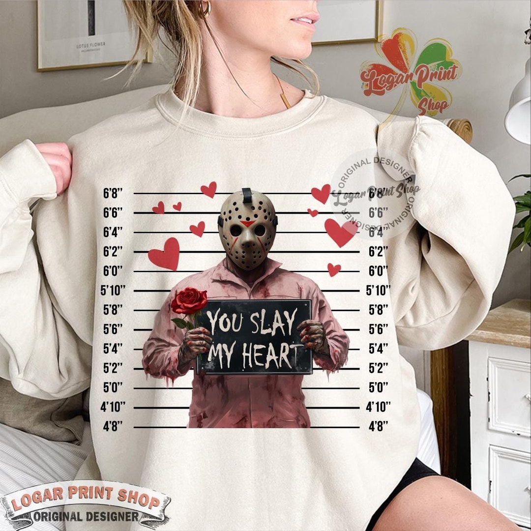 You Slay My Heart PNG, Horror Valentine's Day Png, Scary Svg, Printable ...