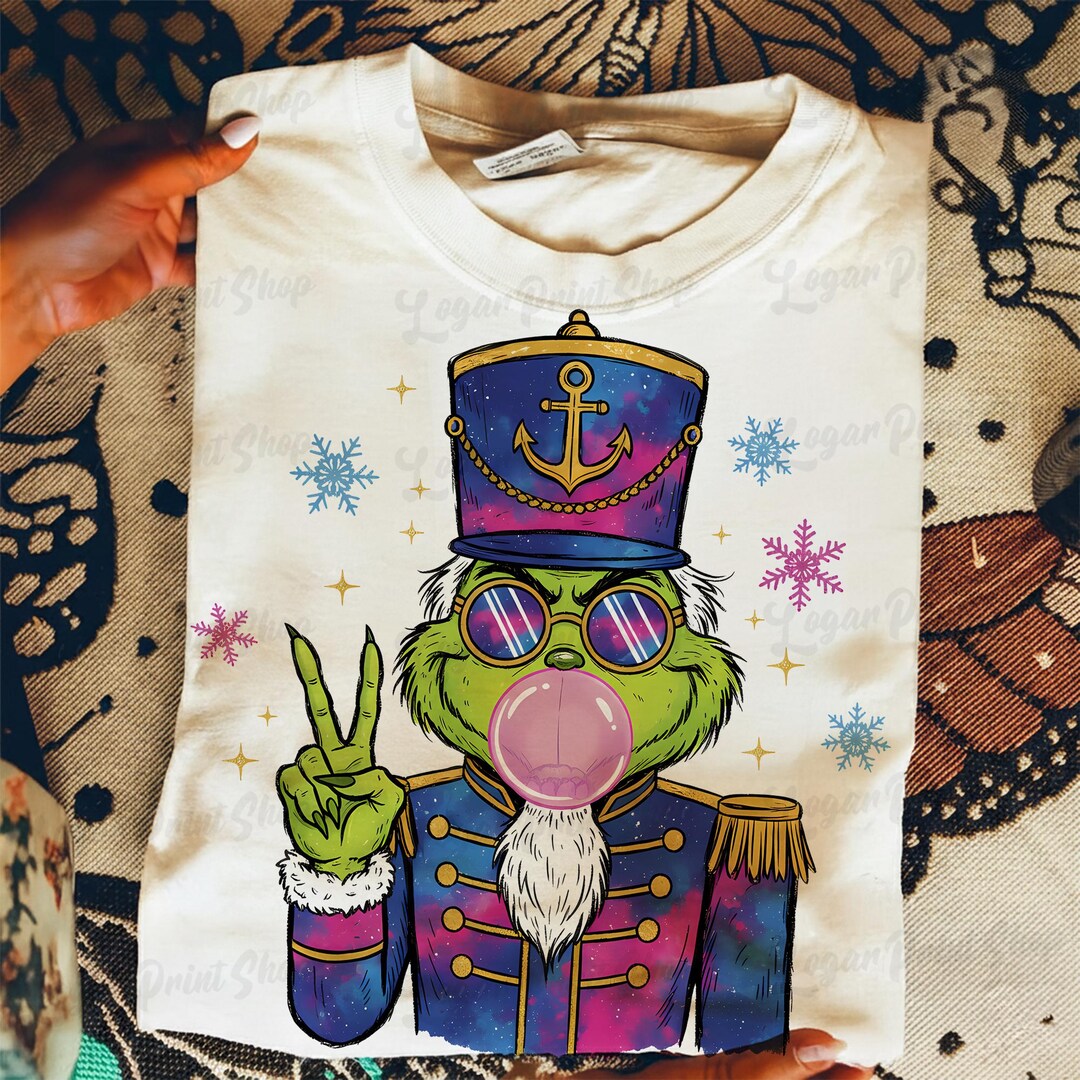 Merry Christmas Png, Green Pink Nutcracker Friends Png, Funny Christmas ...