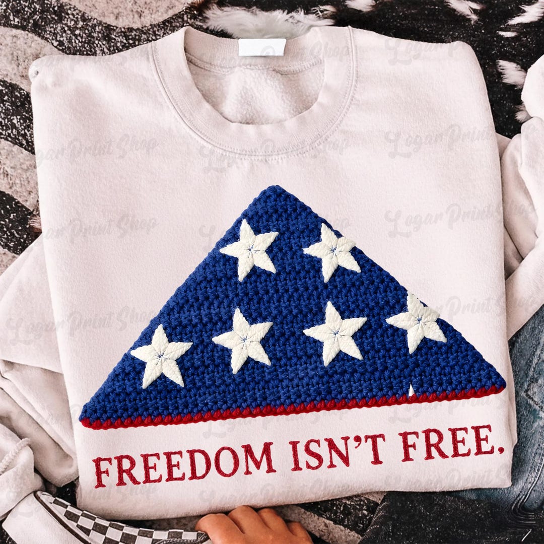 Preppy Freedom Isn’t Free PNG, Veteran Sublimation Design, Patriotic ...