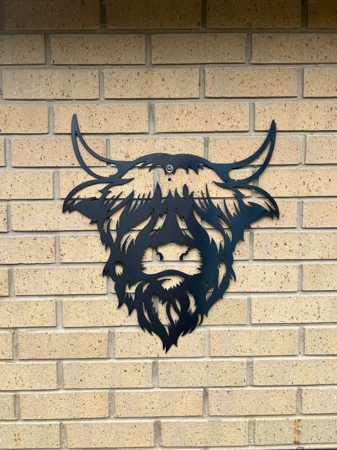 Wall Art | Hamish the Highland Cow | Steel Art - Etsy UK