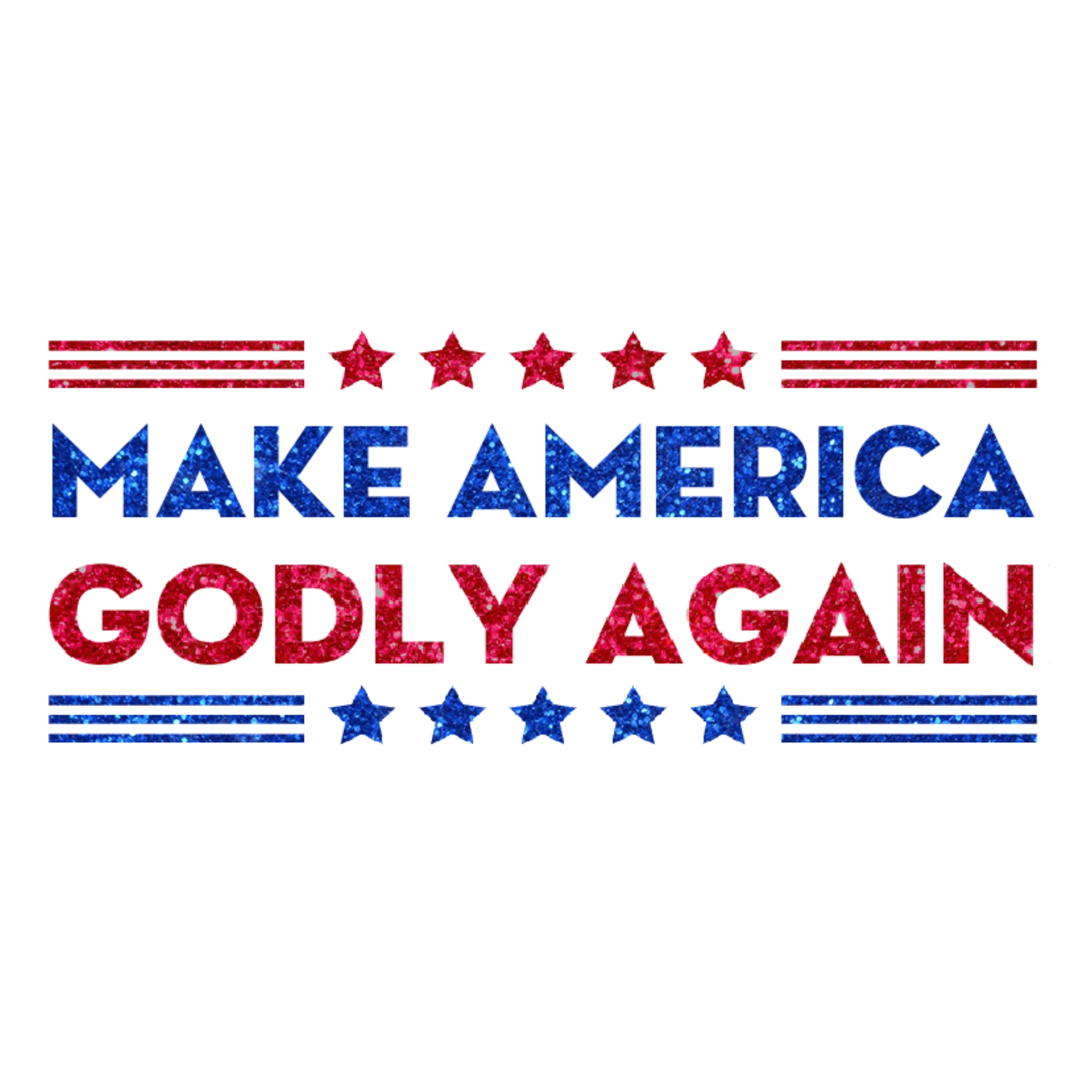 Make America Godly Again 2024 High Resolution PNG Christian 4th of July ...