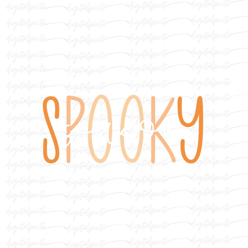 Spooky Season PNG – Hand-lettered Halloween Sublimation Design in ...