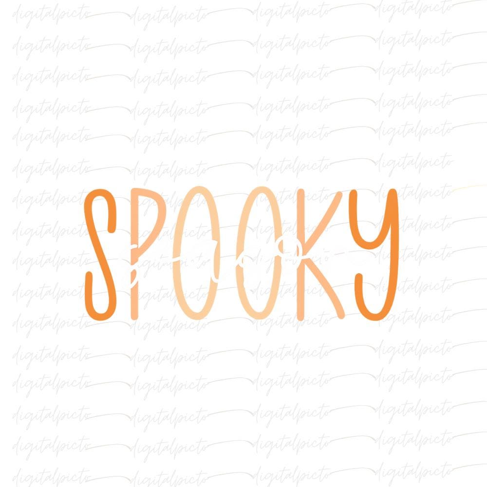 Spooky Season PNG – Hand-lettered Halloween Sublimation Design in ...