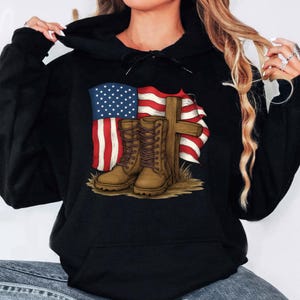 Military Cross Boots PNG Clipart – Patriotic American Flag Memorial ...