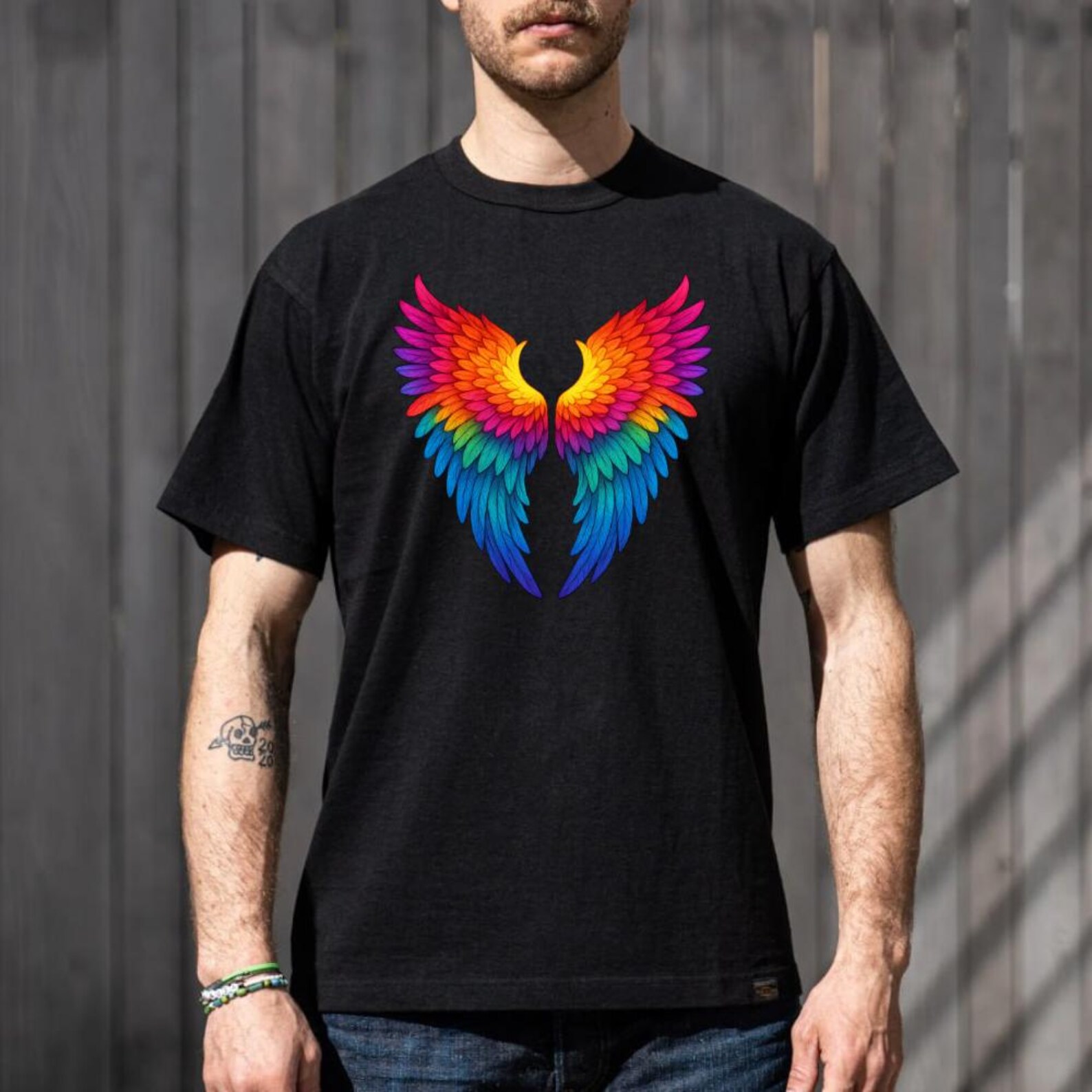Rainbow Angel Wings PNG | LGBTQ+ Pride Feathered Wings Clipart ...