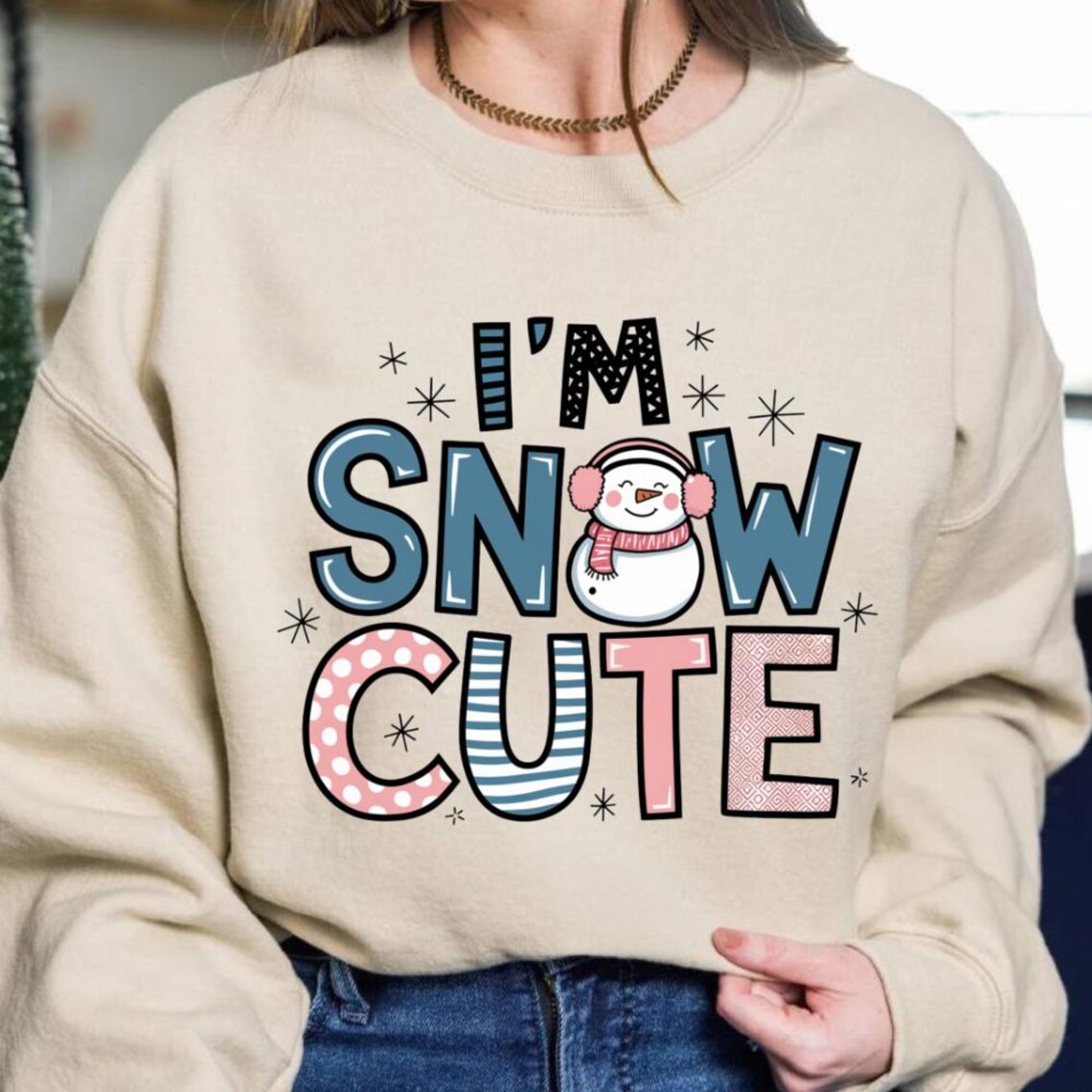 I'm Snow Cute PNG | Adorable Winter Snowman Art | Christmas Sublimation ...