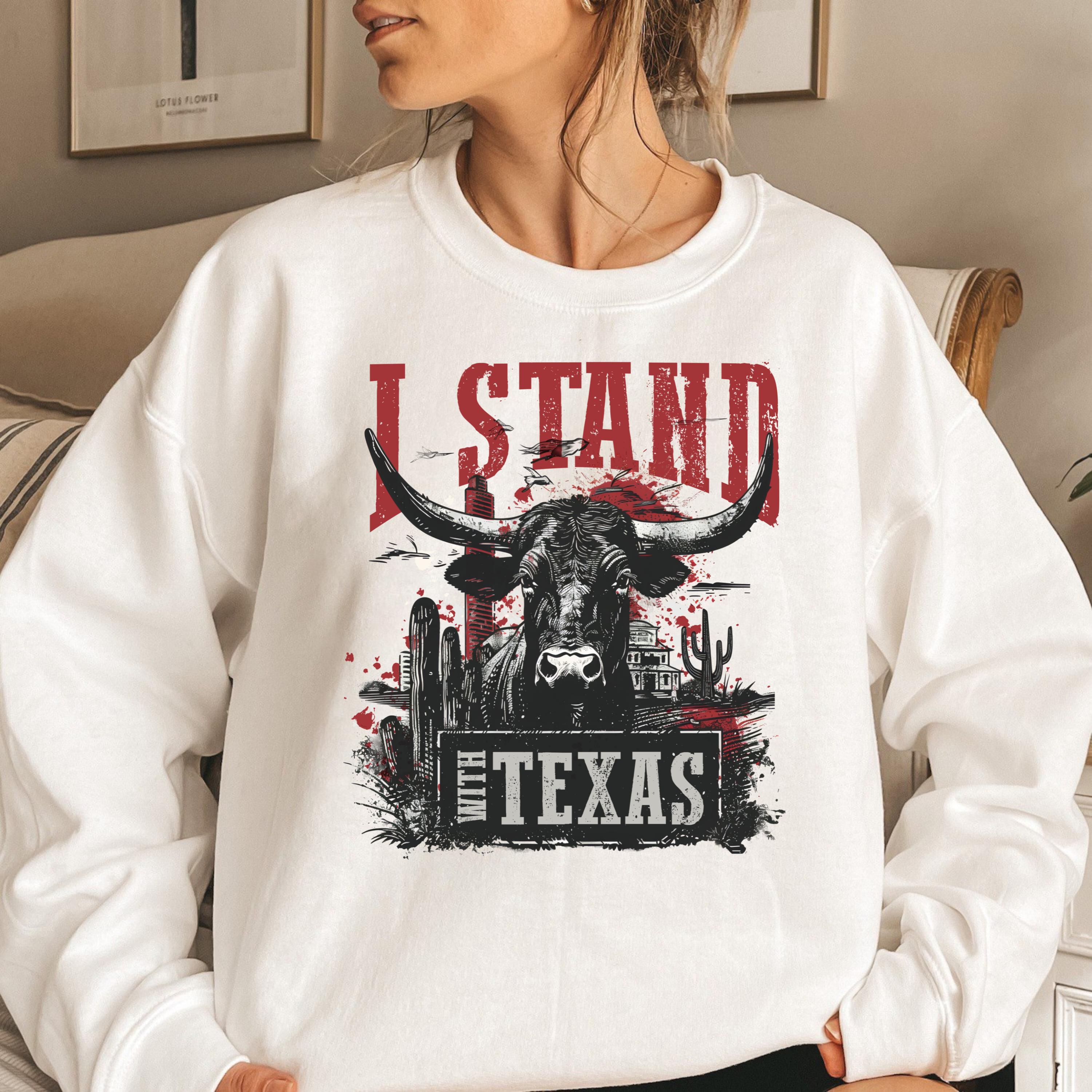 Vintage I Stand With Texas Longhorn PNG - Etsy