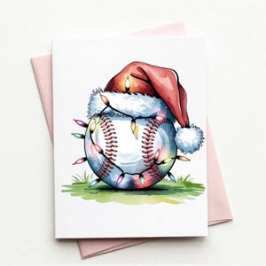 Christmas Baseball PNG, Sublimation Clipart, Holiday Sports Design - Etsy