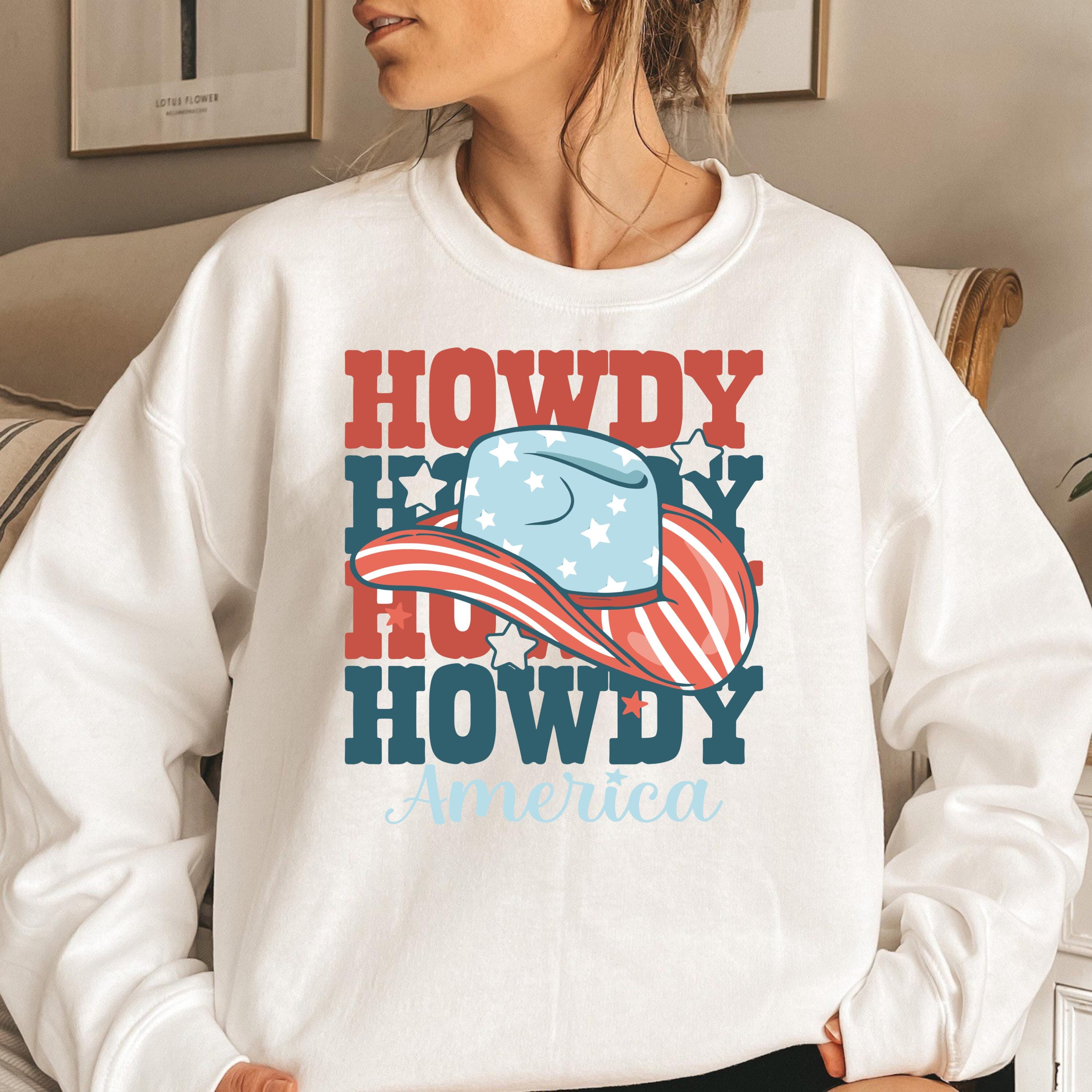 Howdy America PNG, Patriotic Cowboy Hat Clipart for Sublimation - Etsy