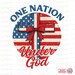 One Nation Under God PNG Clipart – Patriotic Christian Cross With ...