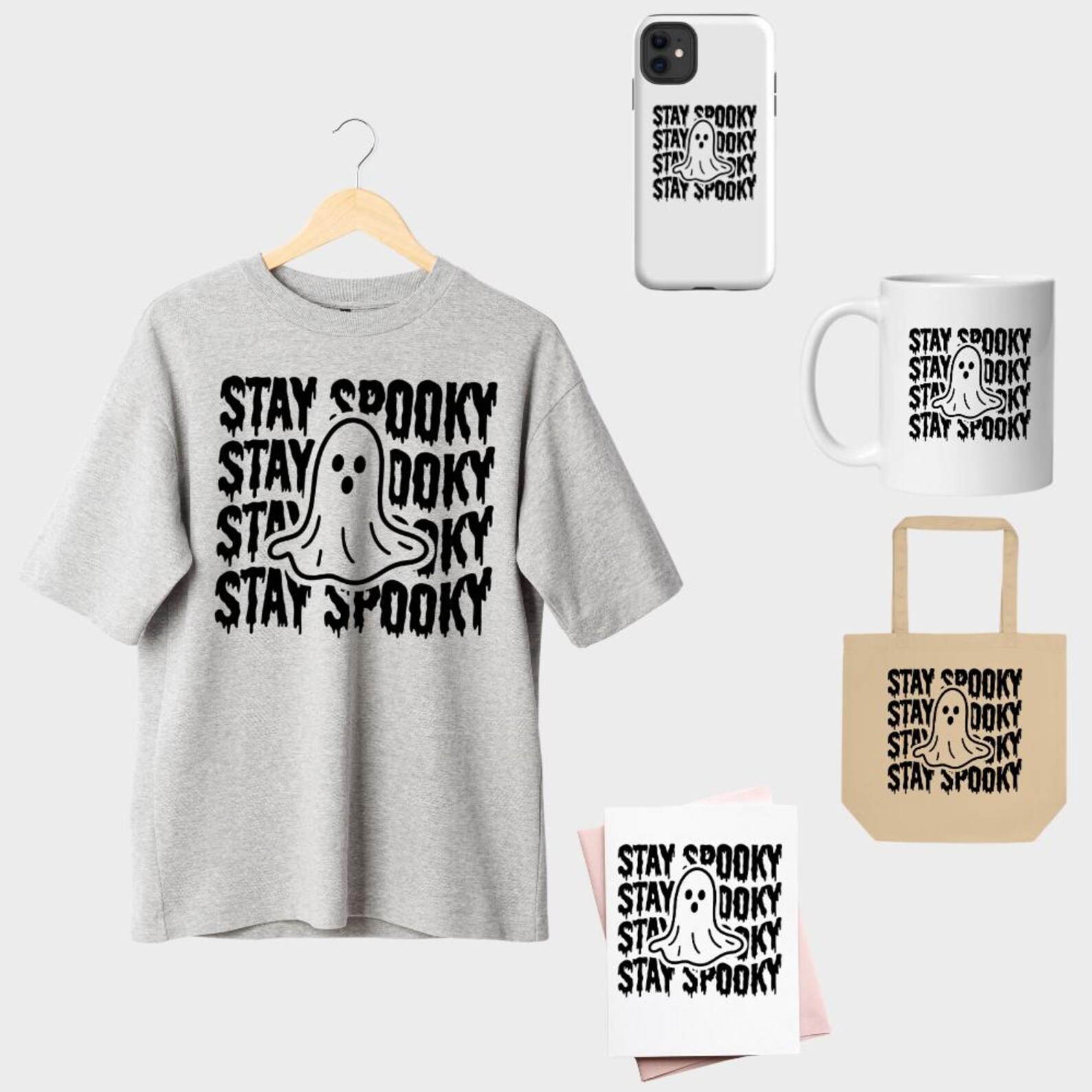 Stay Spooky PNG – Melty Ghost Halloween Sublimation Design With ...