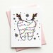 Holiday Tooth | Festive Dental Design With Reindeer Antlers - Etsy
